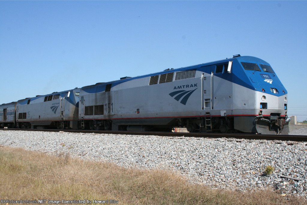 AMTK 151 and AMTK 15 are the power for Train 19